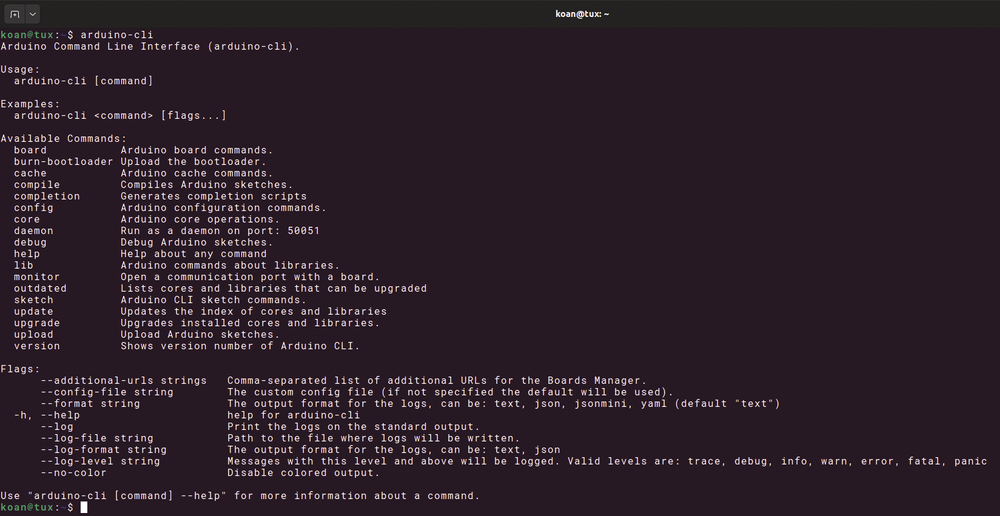 Arduino Development on the Command Line