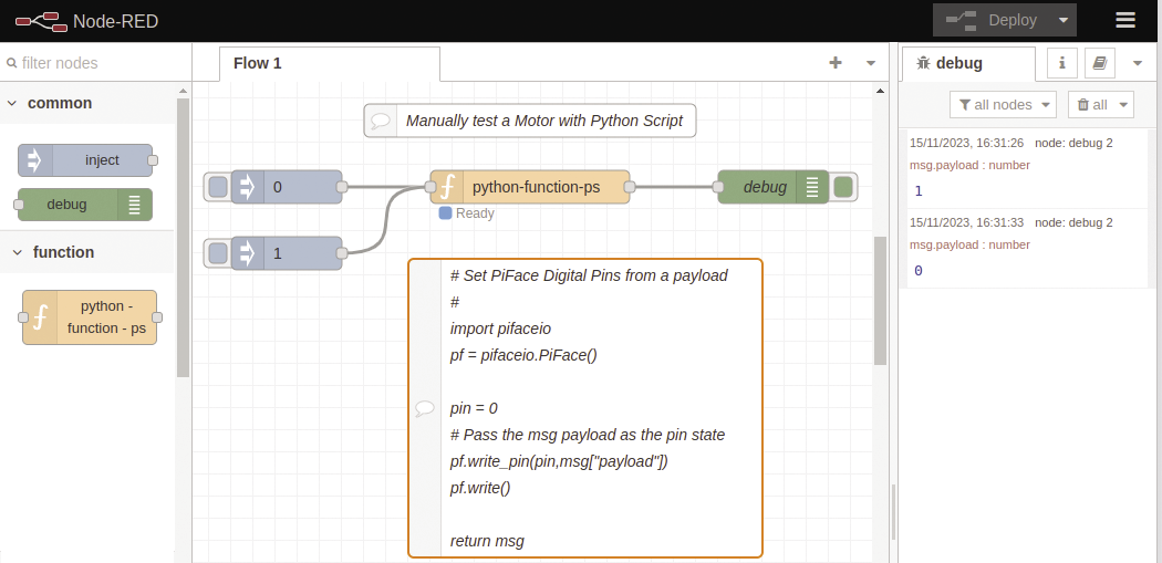 Mix Low-Code Node-RED with Python